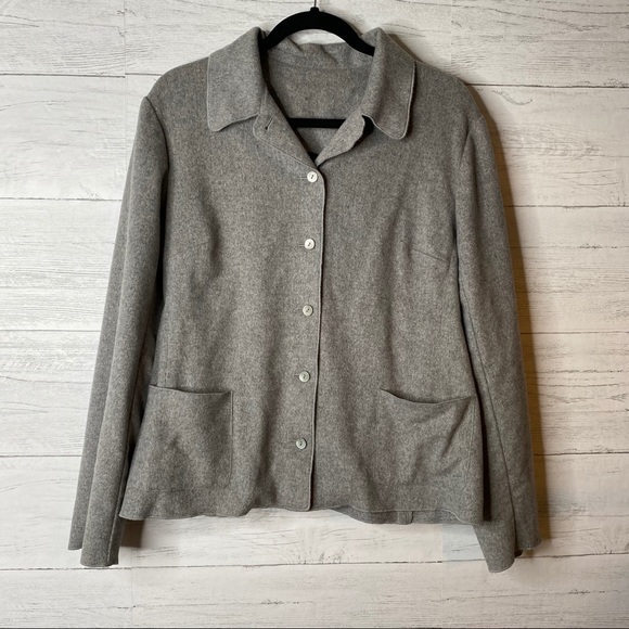 Kasper | Jackets & Coats | Kasper Wool Felt Button Front Coat | Poshmark